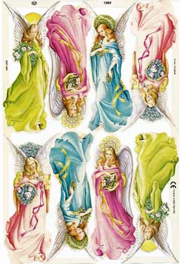 Victorian Angel Scraps